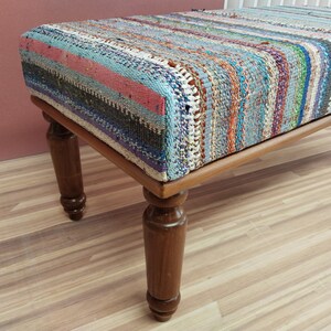 Classic Bench, Turkish Kilim Bench, Foyer Bench, Accent Bench, Bed End ...