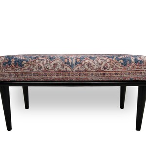 Turkish Rug Bench, Wood Work Bench, Blanket Bench, Mudroom Bench ...