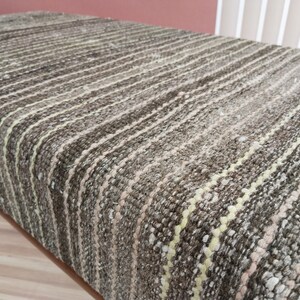 Blanket Bench, Kilim Wrapped Bench, Dining Bench, Hallway Bench, Accent ...