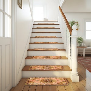Stair Runner Rug, Machine Washable Rug, Stairs Mat, Easy to Clean ...
