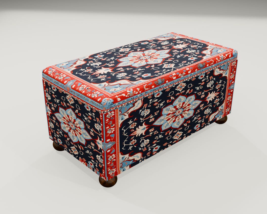 Storage Bench, Authentic Design Bench, Handmade Ottoman Bench, Living ...