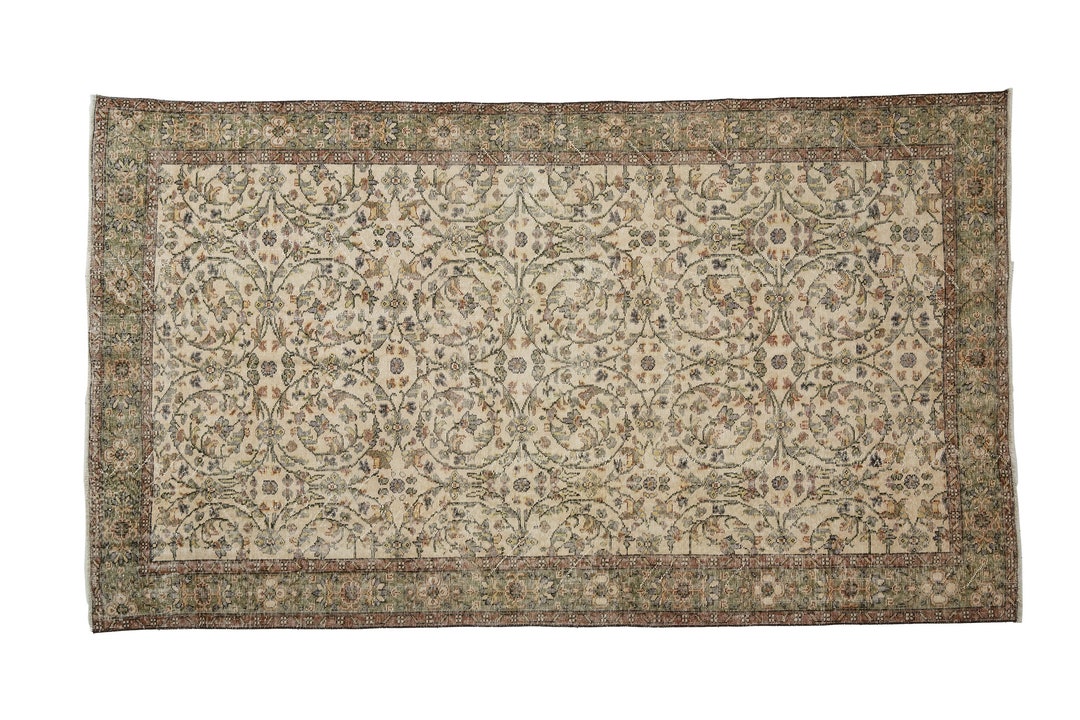 Ivy Pattern Rug, Soft Color Rug, Bohemian Rug, Entry Rug, Hallway Rug ...