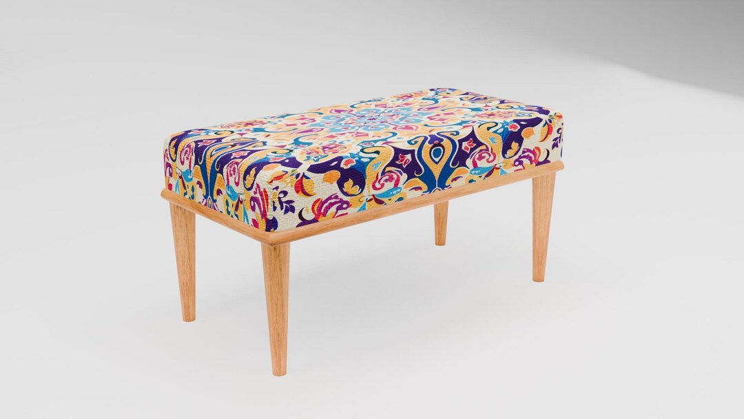 Coastal Bench, Chic Boho Bench, Elegance Bench, Living Room Bench ...