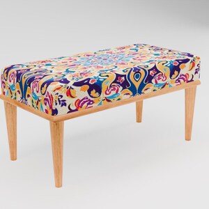 Coastal Bench, Chic Boho Bench, Elegance Bench, Living Room Bench ...