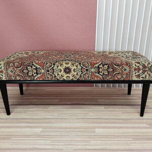 Ottoman Bench, Turkish Rug Bench, Hallway Bench, Piano Bench, Lounge ...