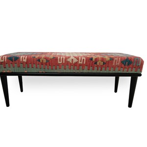 Kilim Seating, Farm Table Bench, Footstool Bench, Jute Bench, Classic ...