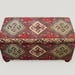 Victorian Style Bench, Burgundy Storage, Comfortable Bench, Easy to ...