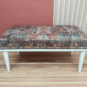 Primitive Bench, Hallway Bench, Accent Bench, Upholstered Bench ...