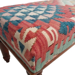 Kilim Seating, Farm Table Bench, Footstool Bench, Jute Bench, Classic ...