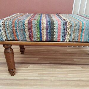 Classic Bench, Turkish Kilim Bench, Foyer Bench, Accent Bench, Bed End ...