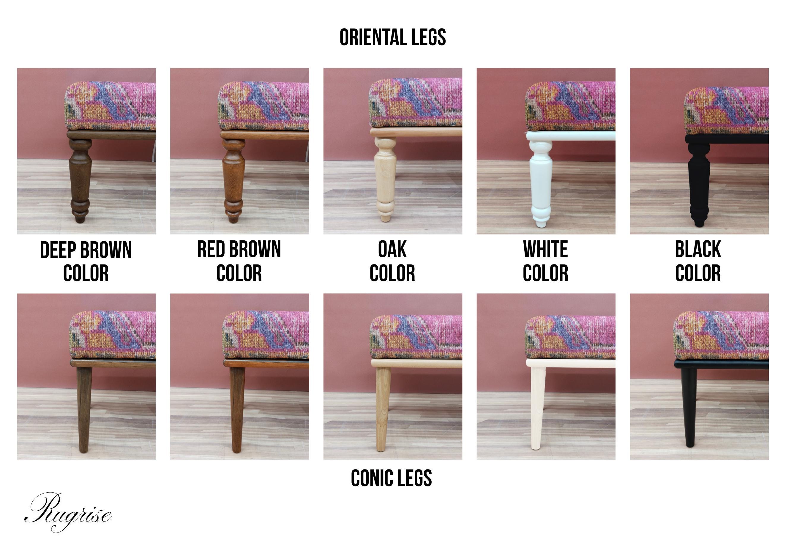 Footstool Bench, Wood Work Bench, Bohemian Bench, Piano Bench ...