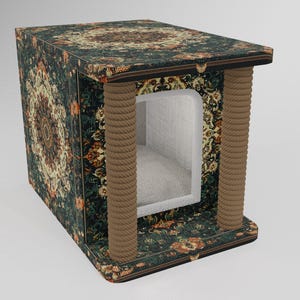 Vintage Style House, Indoor Cat House, Cooler Cat House, Moodern Cat ...