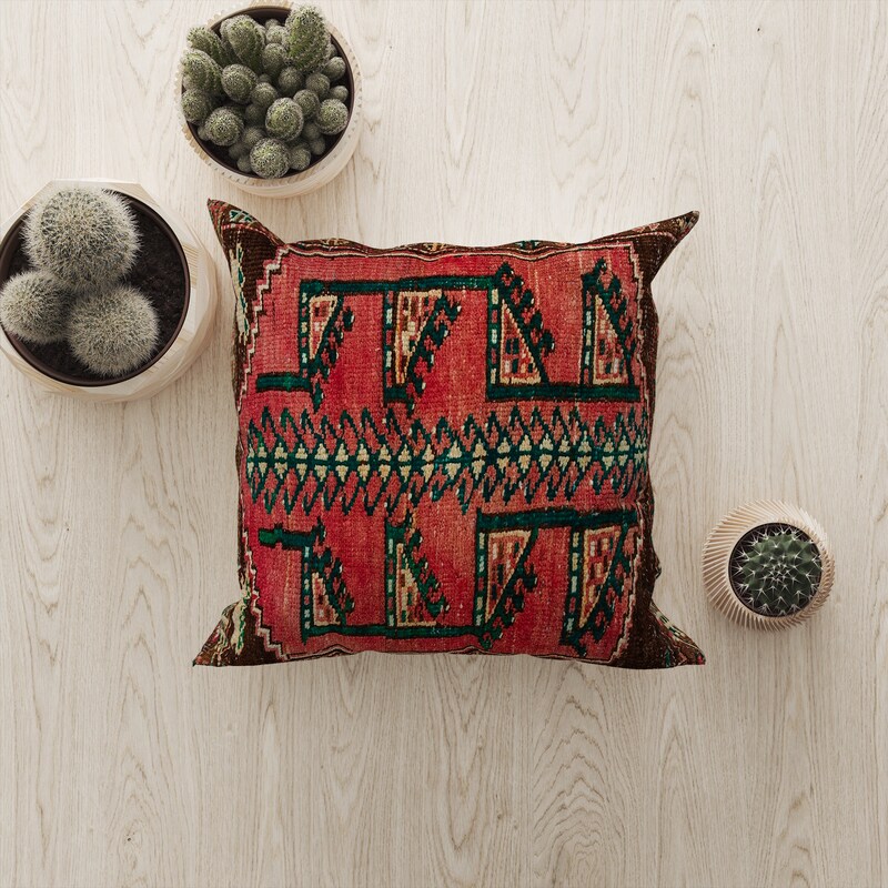 Red Pillows - Etsy