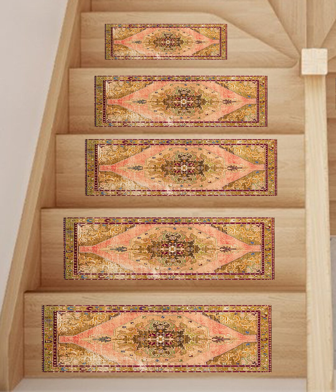 Stair Runner Rug, Machine Washable Rug, Stairs Mat, Easy to Clean ...