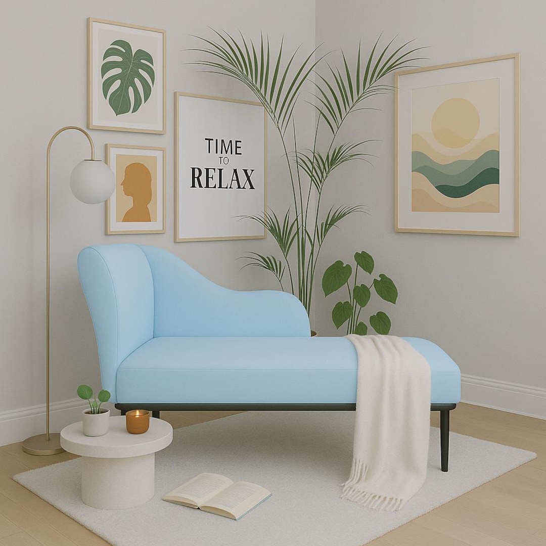 Baroque Lounge, Ice Blue Sofa, Timeless Long Bench, Fancy Furniture ...