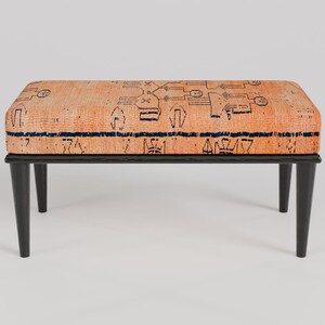 Wood Work Piano Bench, Handmade Bench, Rug Pattern Bench, Footrest ...