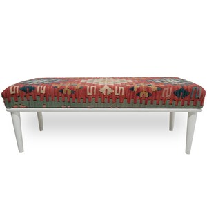 Kilim Seating, Farm Table Bench, Footstool Bench, Jute Bench, Classic ...