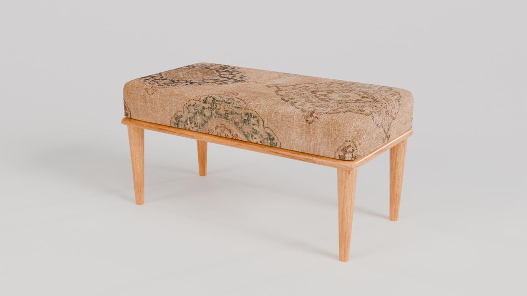 Tan Color Bench, Earth Tone Bench, Sitting Bench, Dining Bench ...