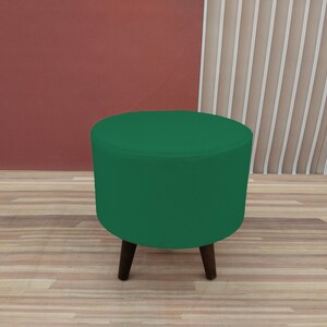 Nature Inspired Pouf, Forest Green Bench, Unique Furniture, Ottoman ...