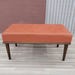 Burnt Orange Bench, Upholstered Bench, Picnic Table Bench, Fireside ...