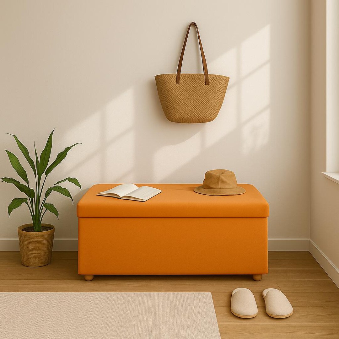 Unique Wood Bench, Living Room Bench, Bohemian Storage, Functional Fall ...