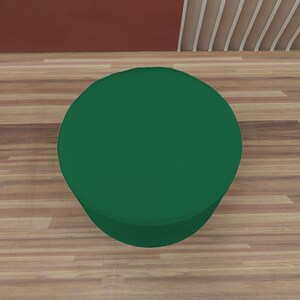 Nature Inspired Pouf, Forest Green Bench, Unique Furniture, Ottoman ...