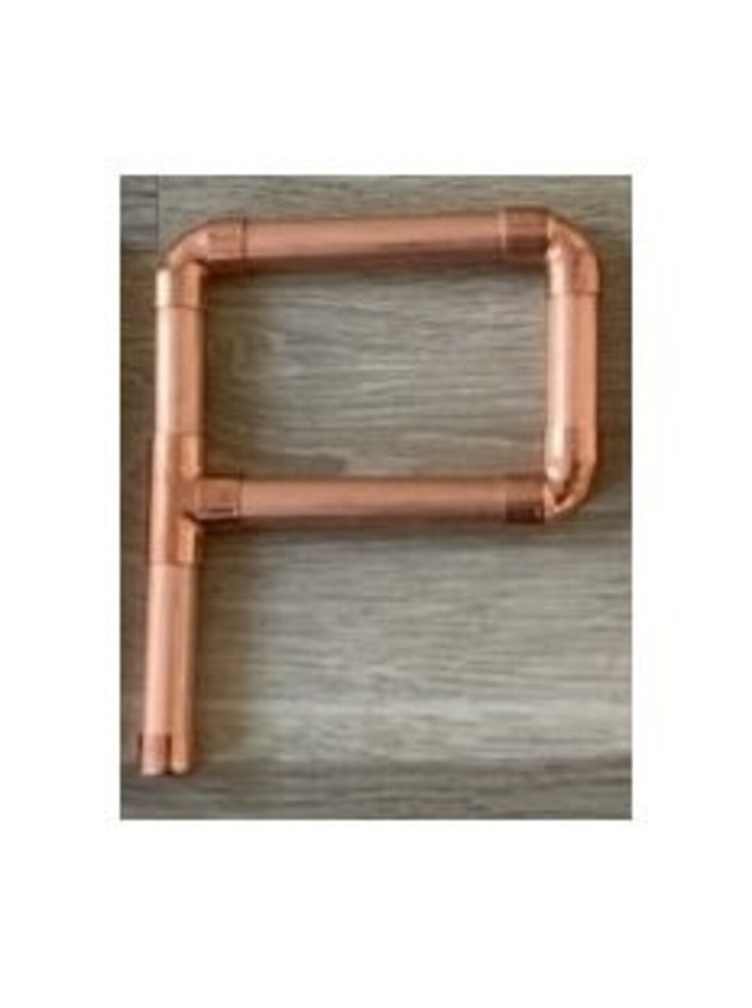 Solid Copper Pipe Letter P Presentation Wall Feature Initial Custom ...