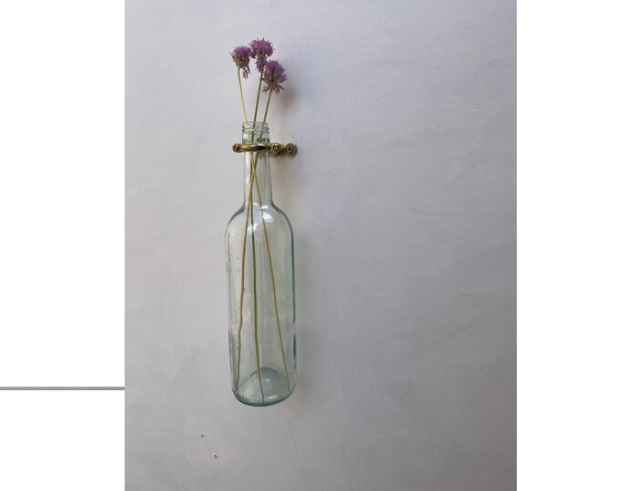 Floating Solid Brass Bottle Hangers for Feature Wall Display ...