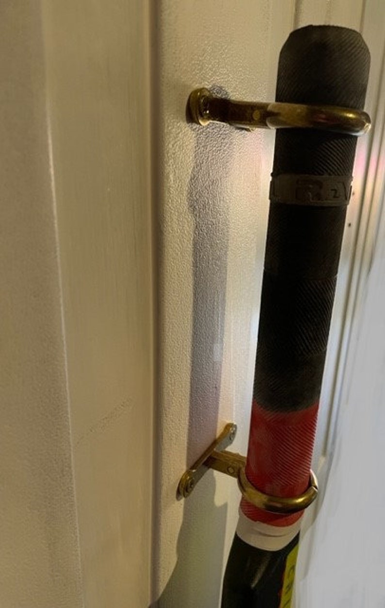 Solid Brass Cricket Bat Wall Fixings Presentation Memorabilia Vertical ...