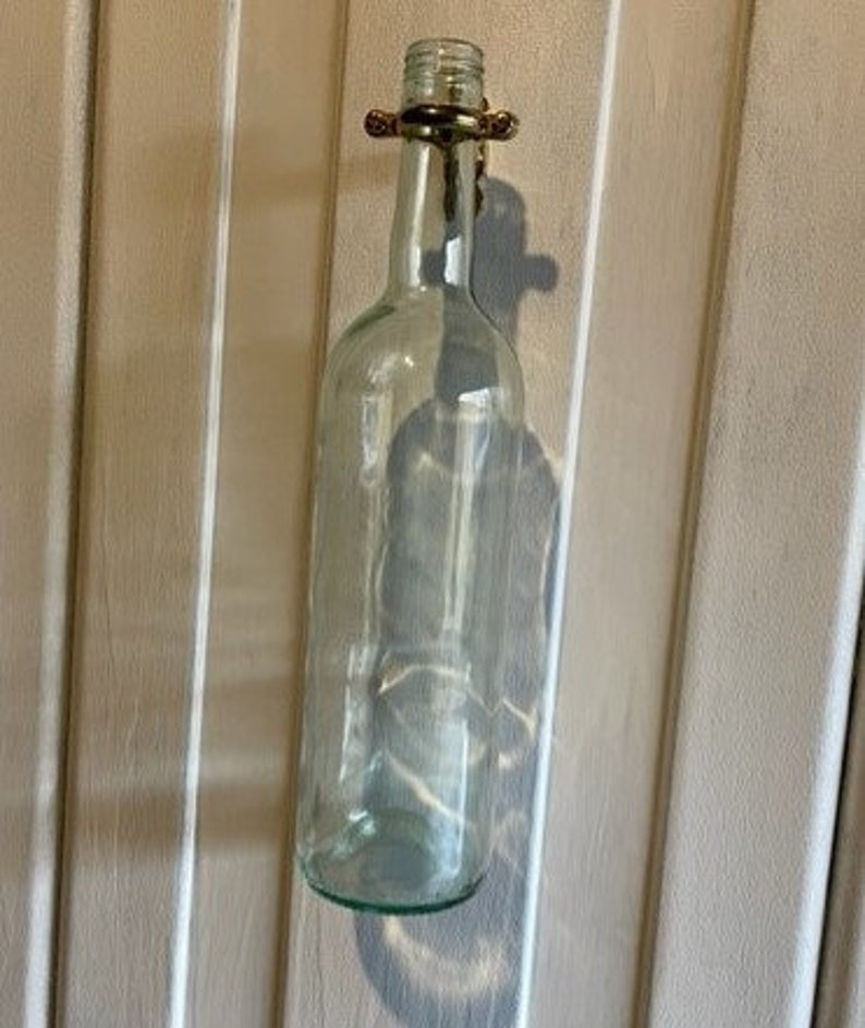 Floating Solid Brass Bottle Hangers for Feature Wall Display ...