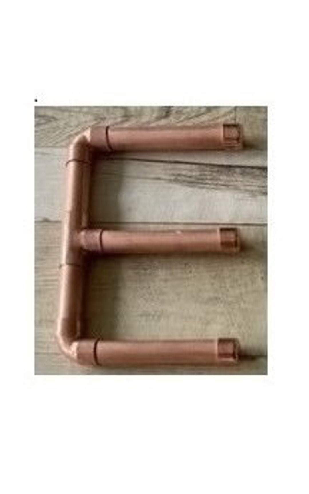 Solid Copper Pipe Letter E Presentation Wall Feature - Initial Custom ...