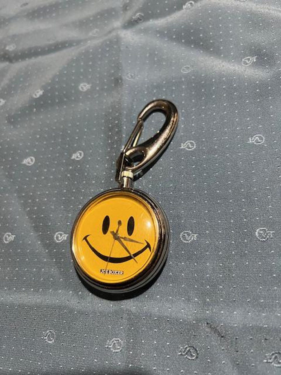 Joe Boxer Happy Face Pocket Watch USED - Etsy