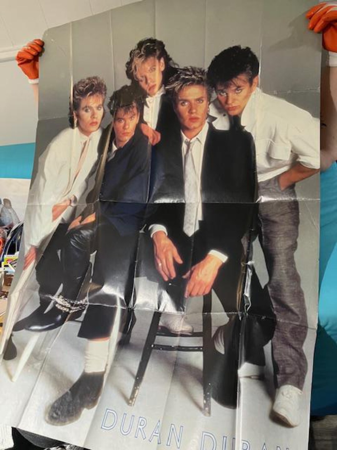 Large Vintage DURAN DURAN Poster From 1980's - Etsy