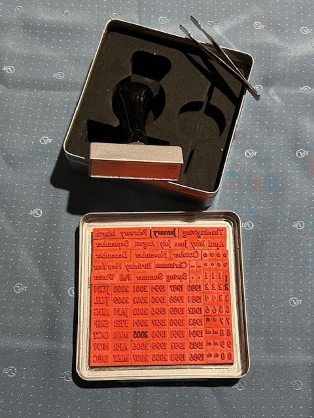 Making Memories Magnetic Stamp Set Months and Years - Etsy