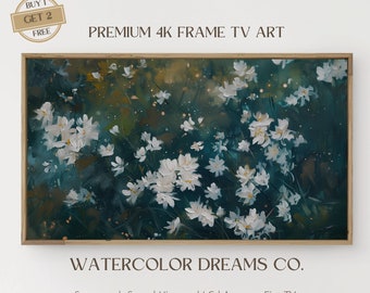 Abstract Samsung Frame TV Art, Art for Frame Tv , Spring Abstract Oil ...