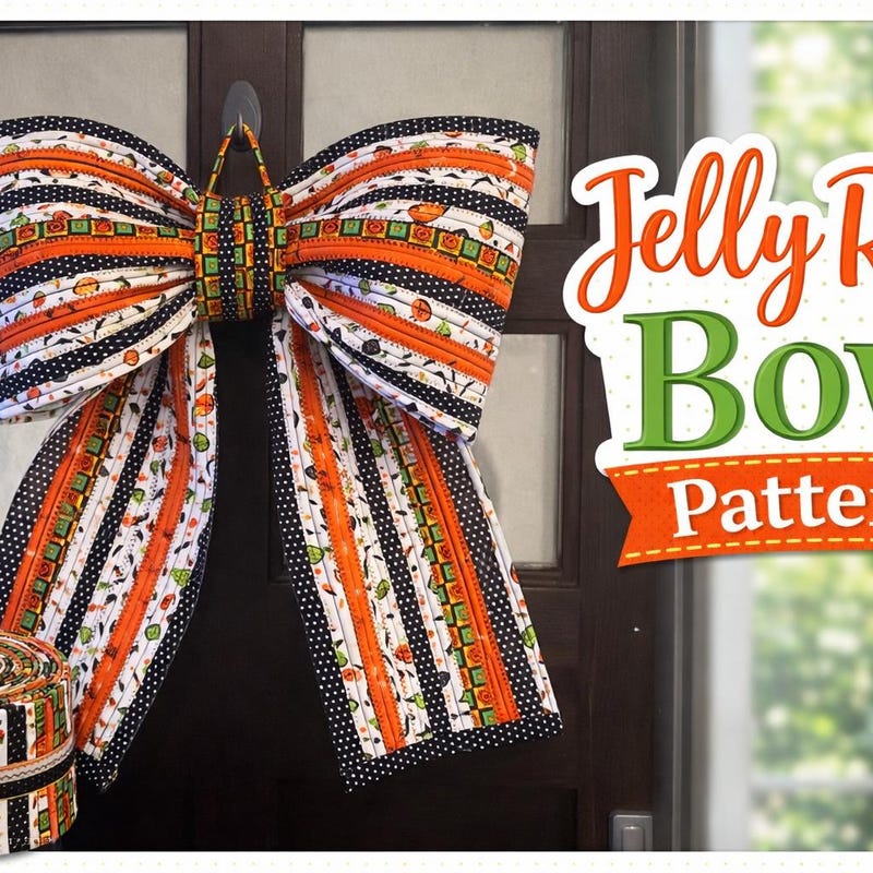 Jelly Roll Bow Pattern - Etsy