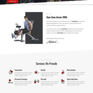 Maco Gym and Fitness Wordpress Theme, Elementor Theme - Etsy