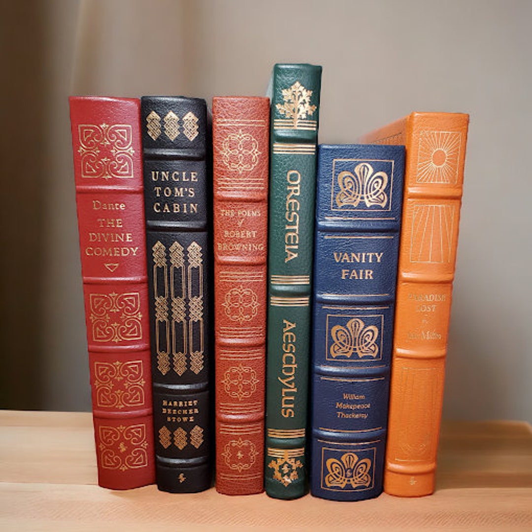 SOLD SEPARATELY Easton Press Books Gilded Leather Bound Collector ...