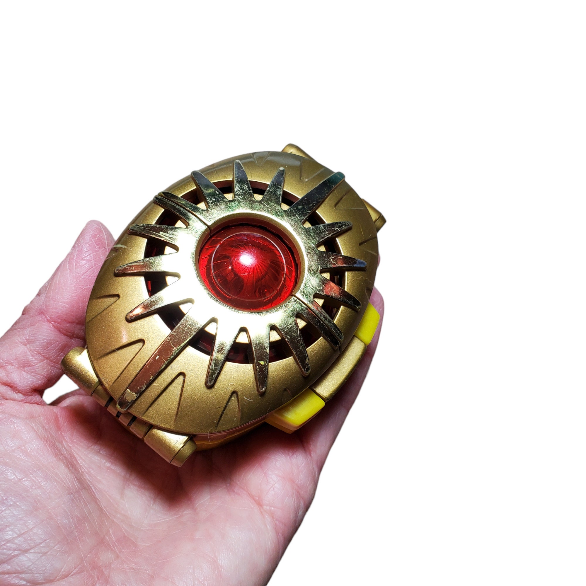 Power Rangers Wild Force BATTILIZER Gold Belt Buckle 2001 Bandai ...