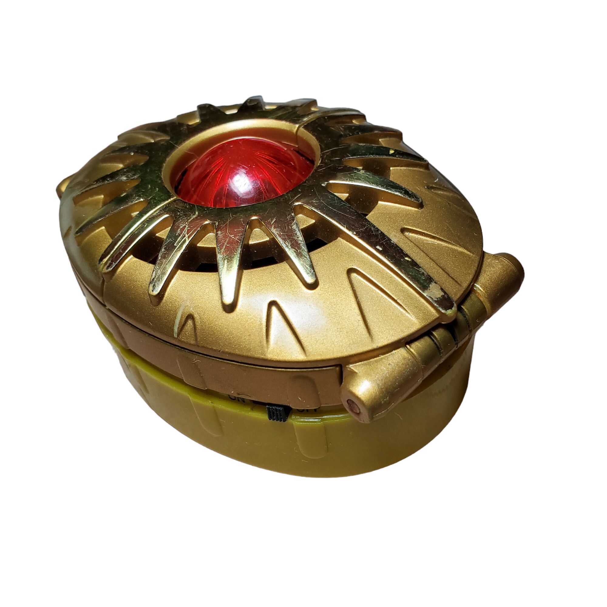 Power Rangers Wild Force BATTILIZER Gold Belt Buckle 2001 Bandai ...
