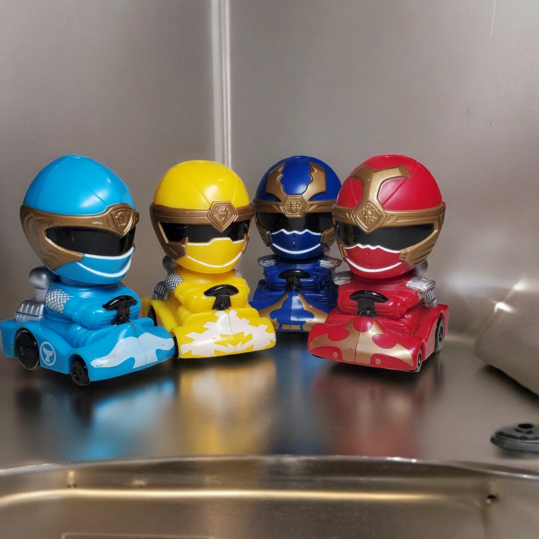 Bandai Power Rangers Wild Force Pull Back Cars Lot of 4 Hard to Find ...