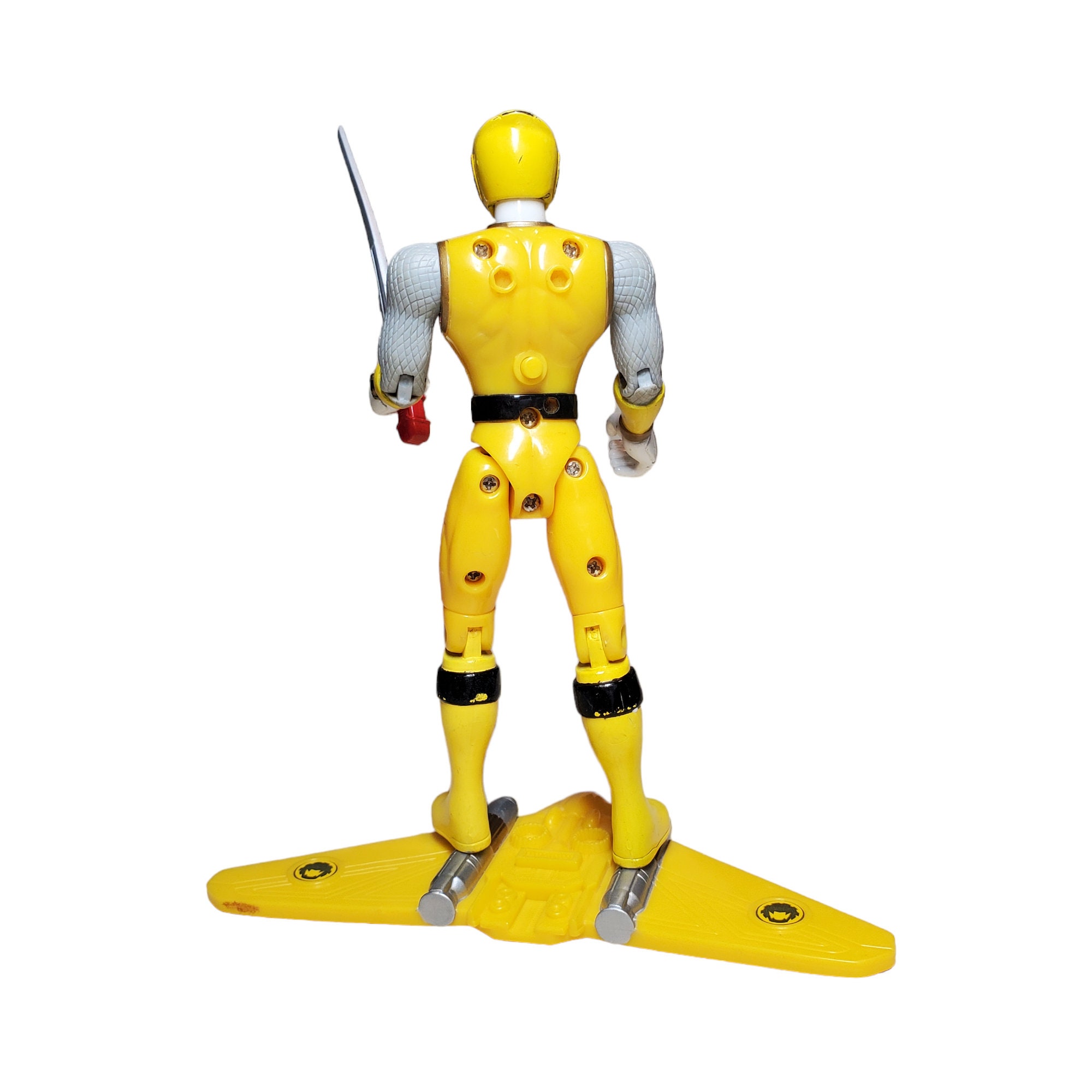 Vintage Power Rangers Ninja Storm Yellow Wind Ranger Dustin - Etsy