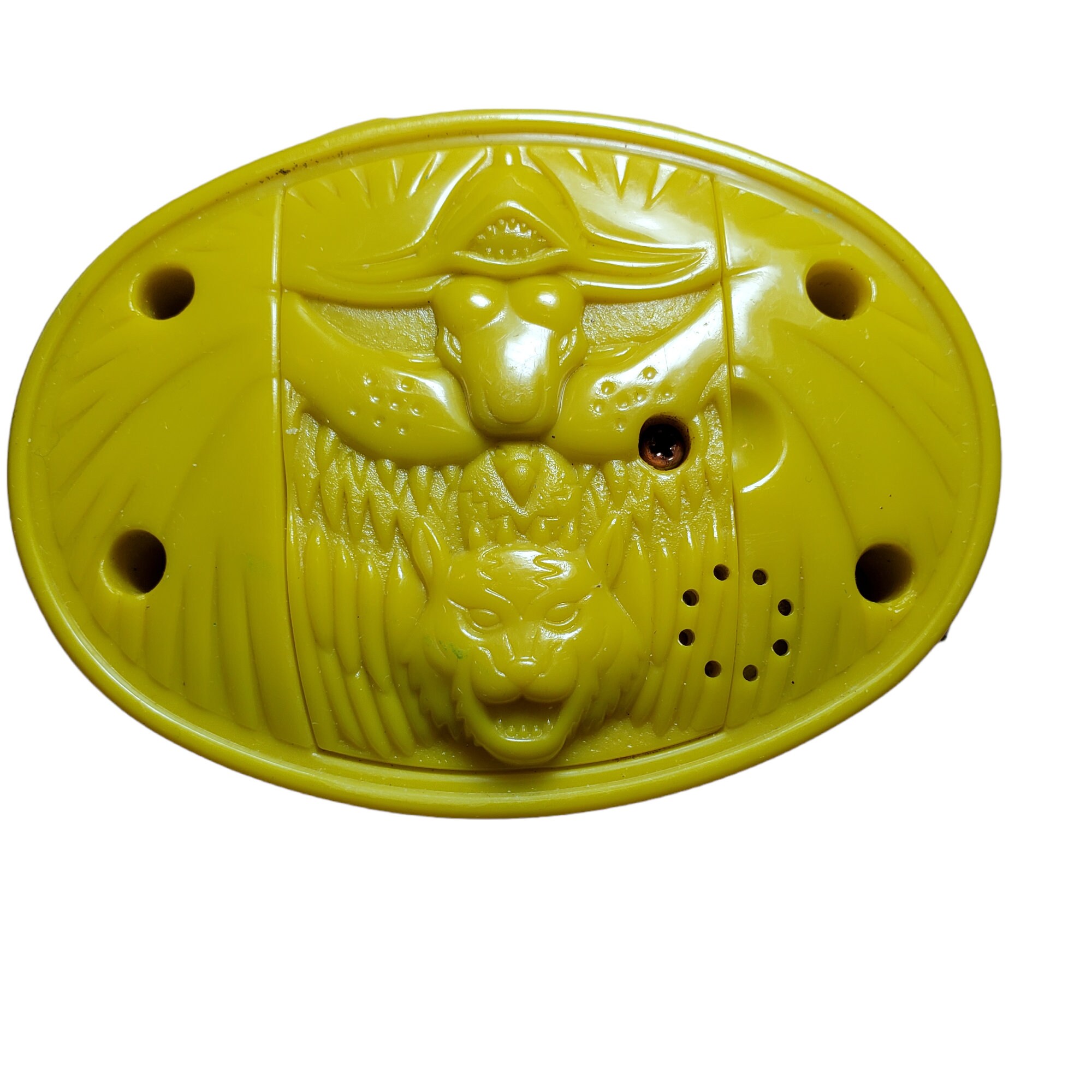 Power Rangers Wild Force BATTILIZER Gold Belt Buckle 2001 Bandai ...