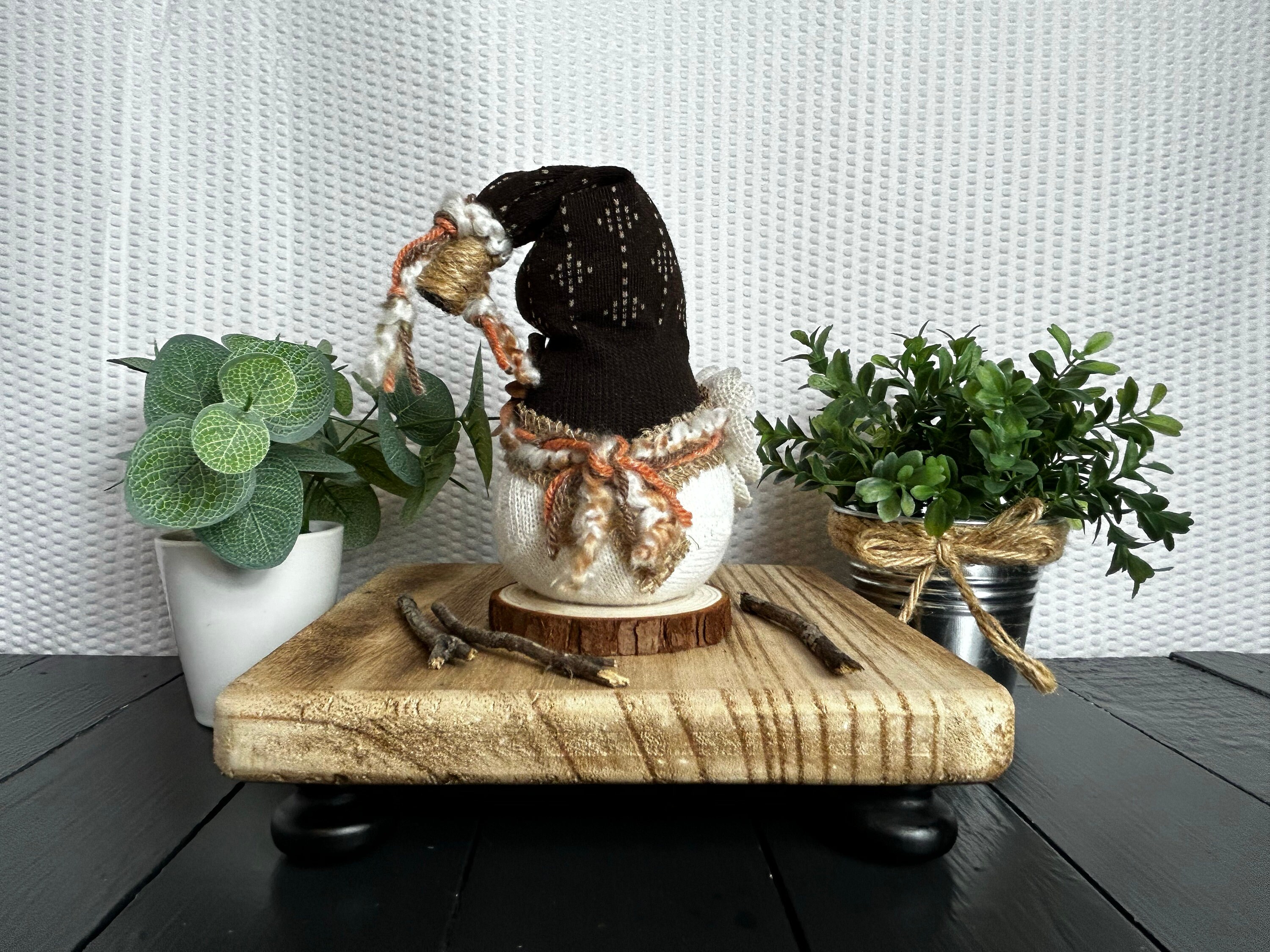 Whimsical Gnome, Retro Gnome, Gypsy Chic Gnome, Hippie Gnome, Tiered ...