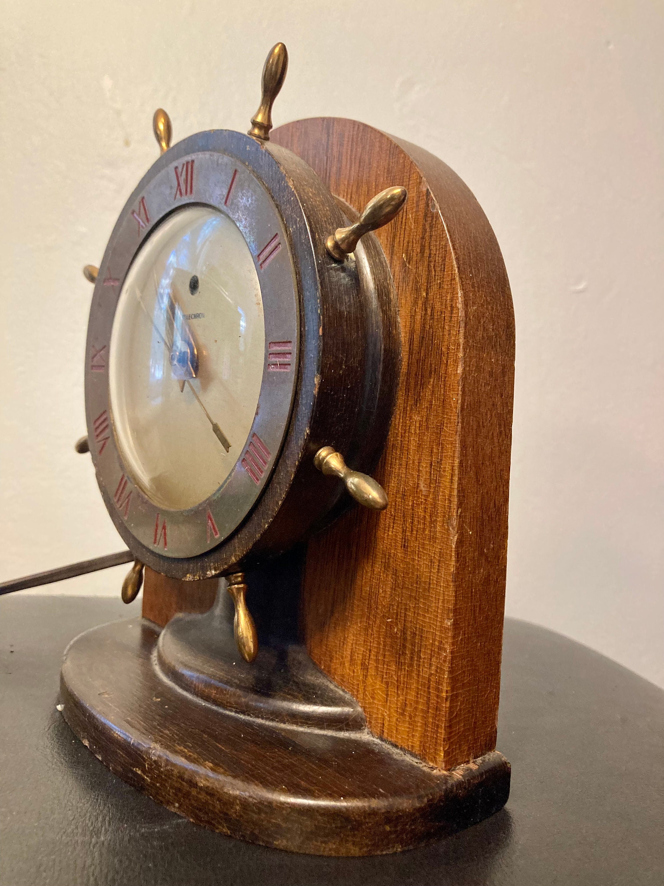 Vintage Telechron Mantle Clock - Etsy
