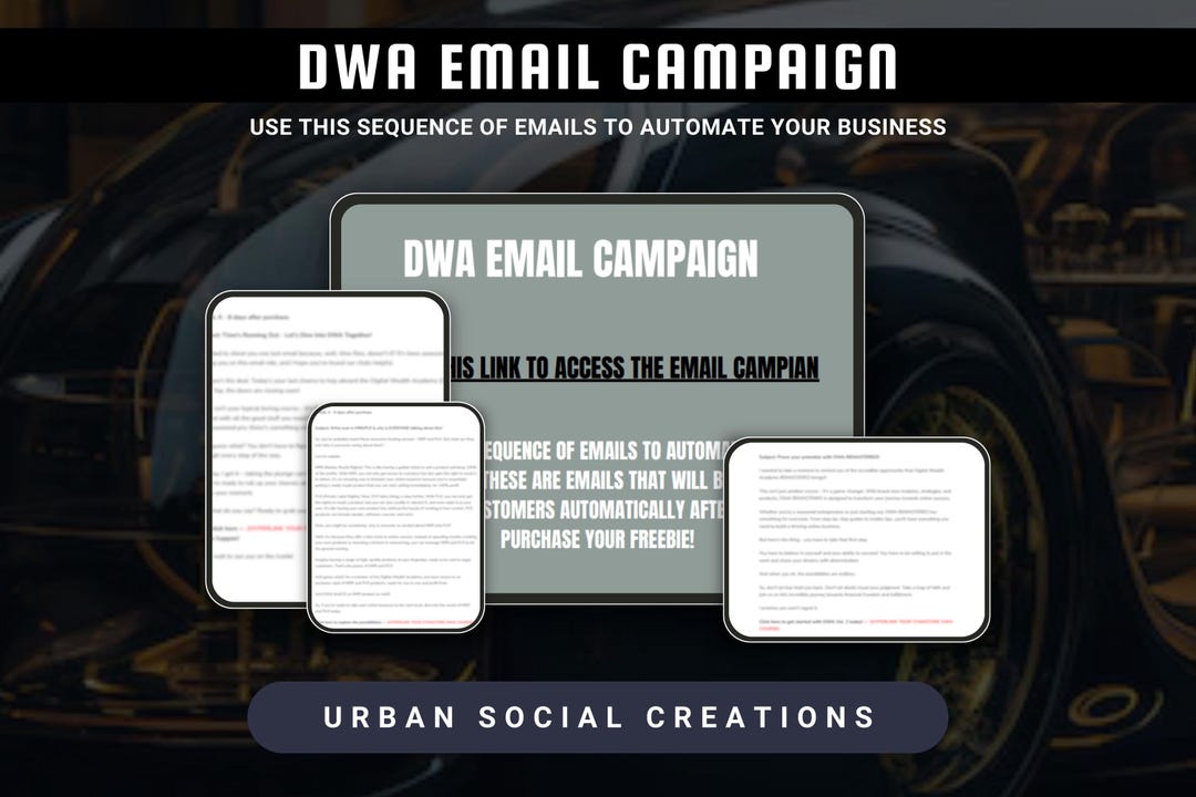 Editable Email Campaign Templates for Canva | 6-page Designs With MRR ...