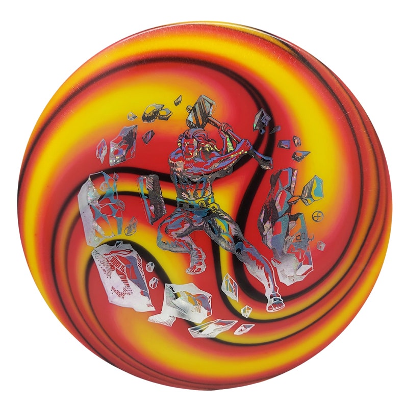 Infinite Discs Slab C Blend Glow Custom Hand Dyed Disc Golf Disc 173-75 ...