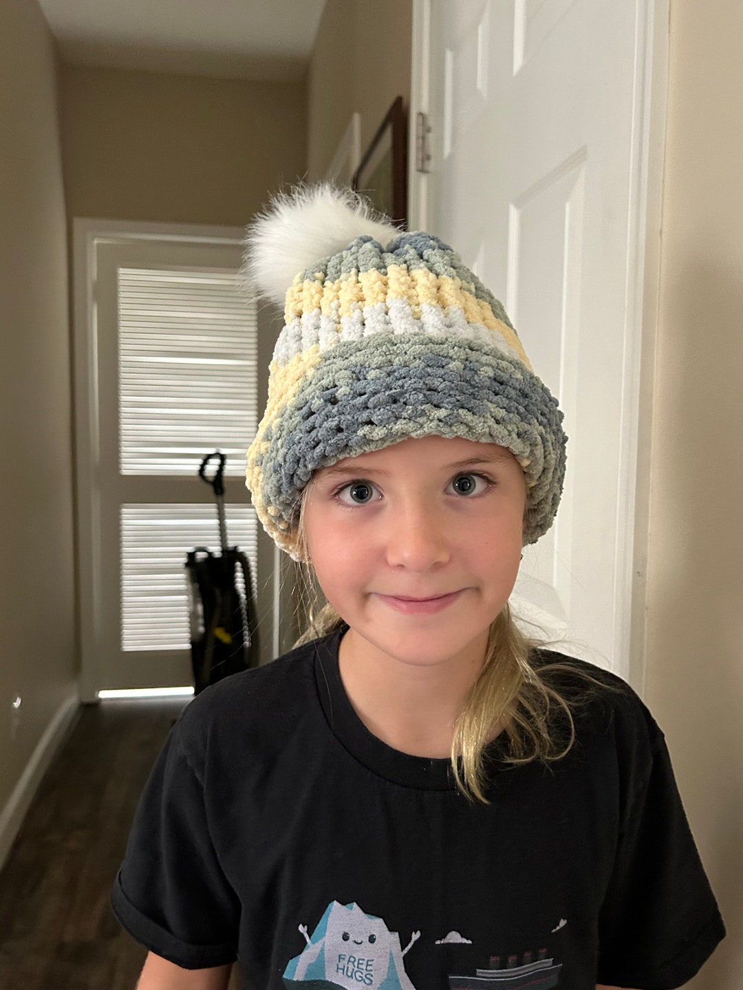 Comfy, Cozy, Warm, Homemade, Hats, Loom Hats, Colorful, Comfort, - Etsy