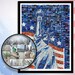 Statue of Liberty With American Flag Iconic Patriotic Wall Art for Home ...