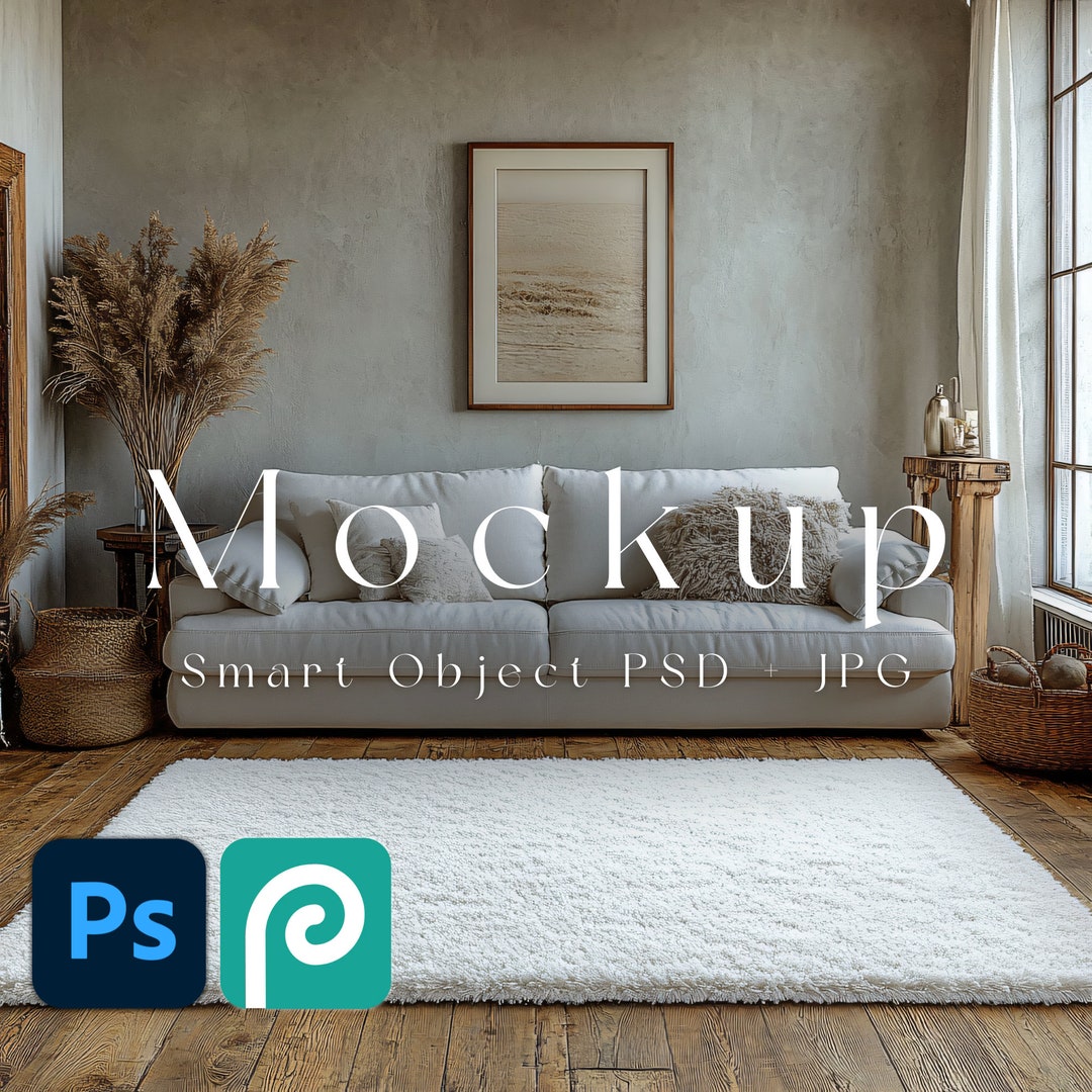 Rugs Mockup, Carpet Templates, Living Room Carpets, Rugs Photoshop ...
